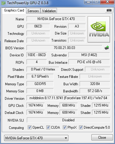 Gtx 470 help? | Overclock.net