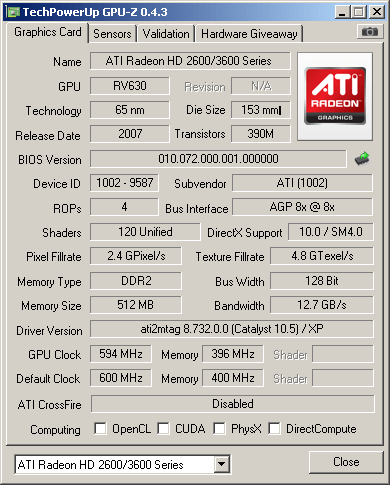 Sapphire Radeon 2600 Pro AGP - zawieszanie się obrazu w grach po 10 ...