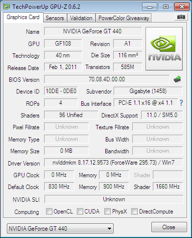 gigabyte gt 440 code 43 | TechPowerUp Forums