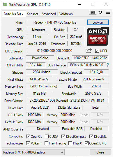 (HELP) RX 480 8gb Red Devil : r/pcmasterrace